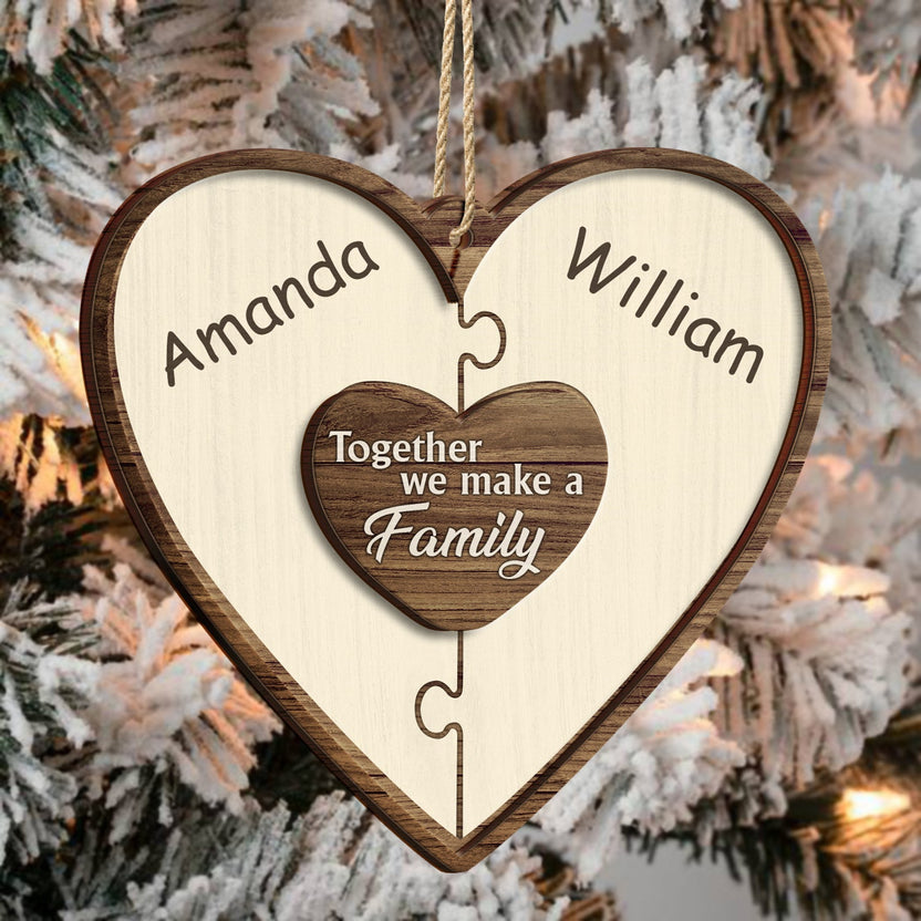 Christmas Puzzle Together We Make A Family - Gift For Family - Persona ...