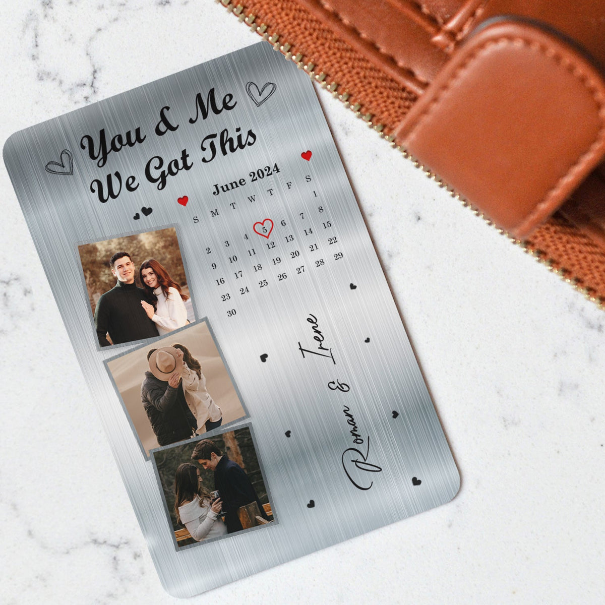 Custom Photo Calendar The Day Our Journey Began - Gift For Couples - P ...