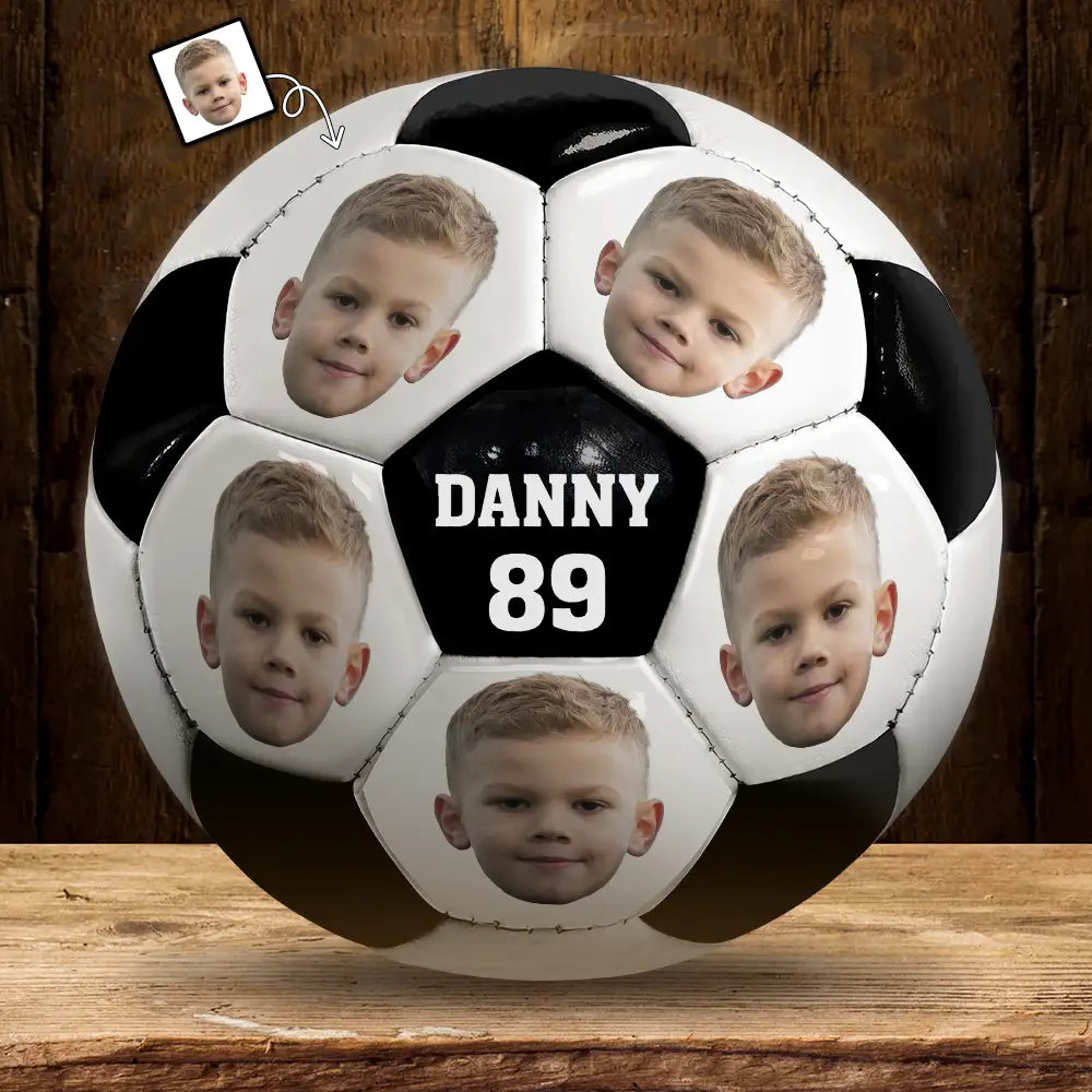 Custom Photo Face Cut Soccer Players Football Players - Personalized S ...