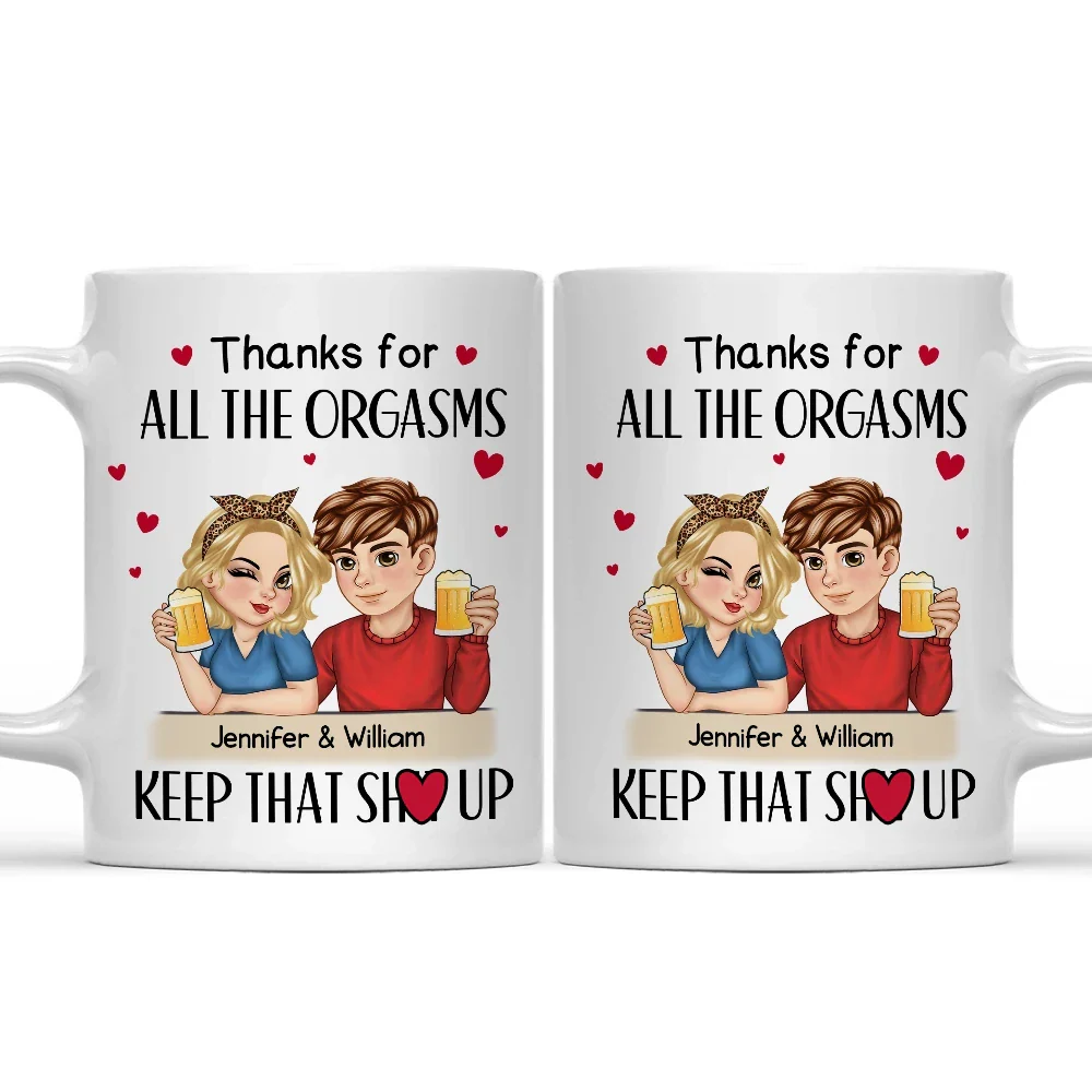 Couple Thanks For All The Orgasms - Personalized Mug – Wander Prints