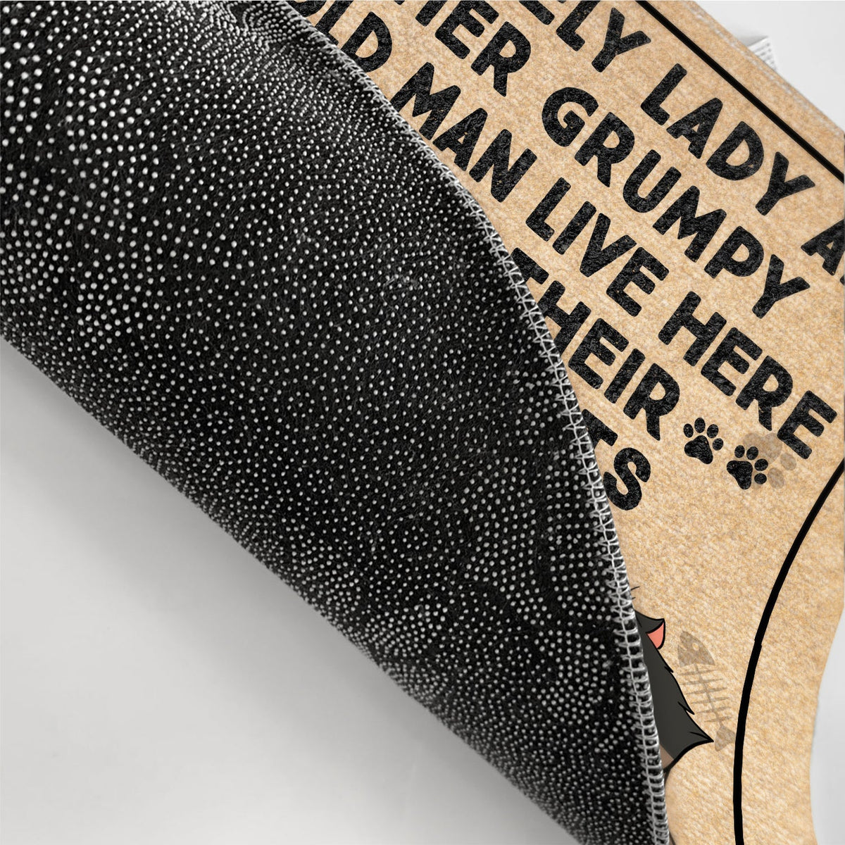 A Lovely Lady And Her Grumpy Old Man Live Here With Their Shady Cats ...