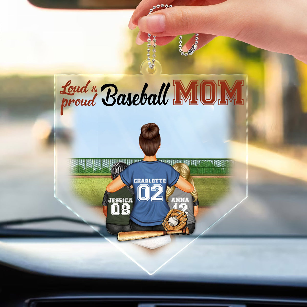Proud Baseball Softball Mom - Birthday, Loving Gift For Sport Fan, Mom ...
