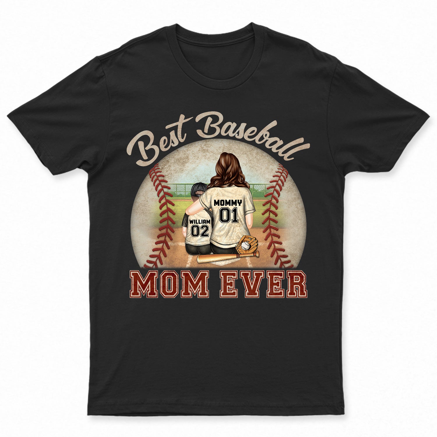 Best Baseball Softball Mom Ever - Birthday, Loving Gift For Sport Fan ...