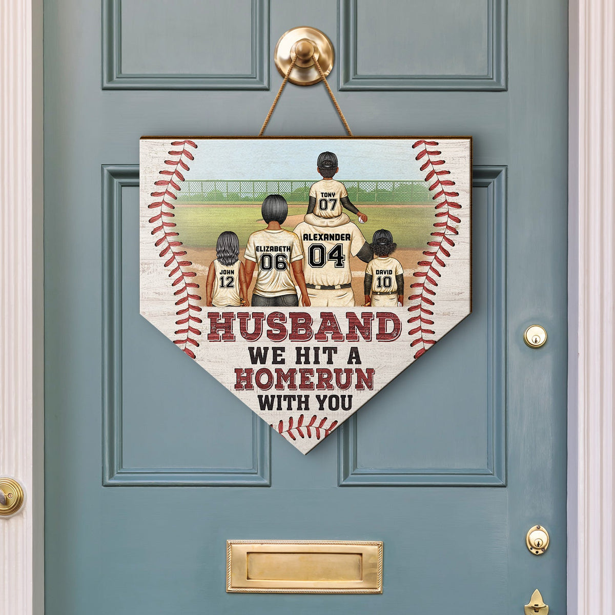 Dad We Hit A Homerun With You - Gift For Family, Father, Baseball, Sof ...