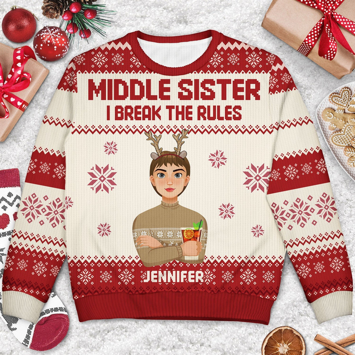 Sibling Rules - Christmas Gift For Sister, Brother, Siblings, Family ...