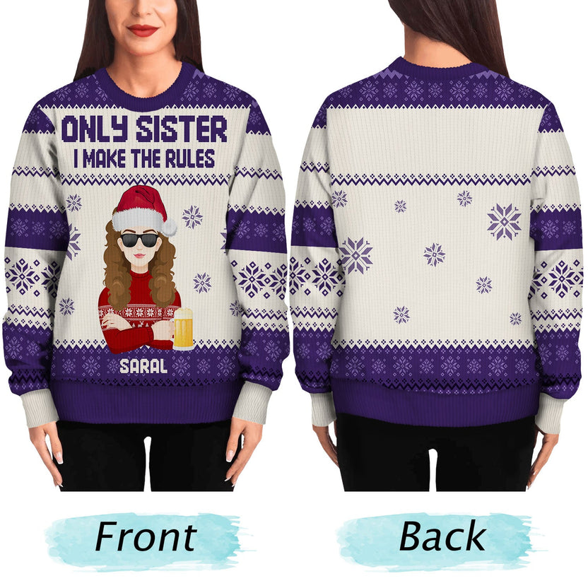 Sibling Rules - Christmas Gift For Sister, Brother, Siblings, Family ...