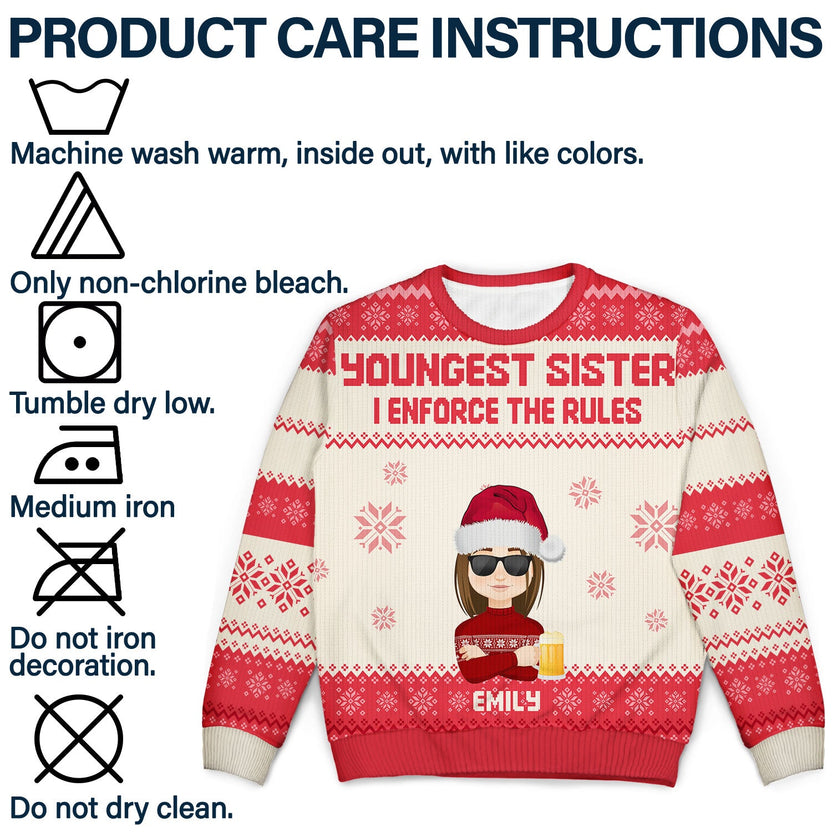 Sibling Rules - Christmas Gift For Sister, Brother, Siblings, Family ...