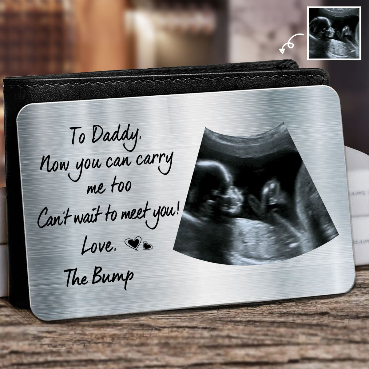 Custom Photo To Daddy Now You Can Carry Me Too - Gift For Dad, Father ...