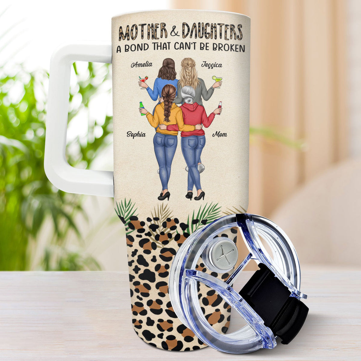 Mother & Daughters A Bond That Can't Be Broken - Gift For Mom, Mother ...