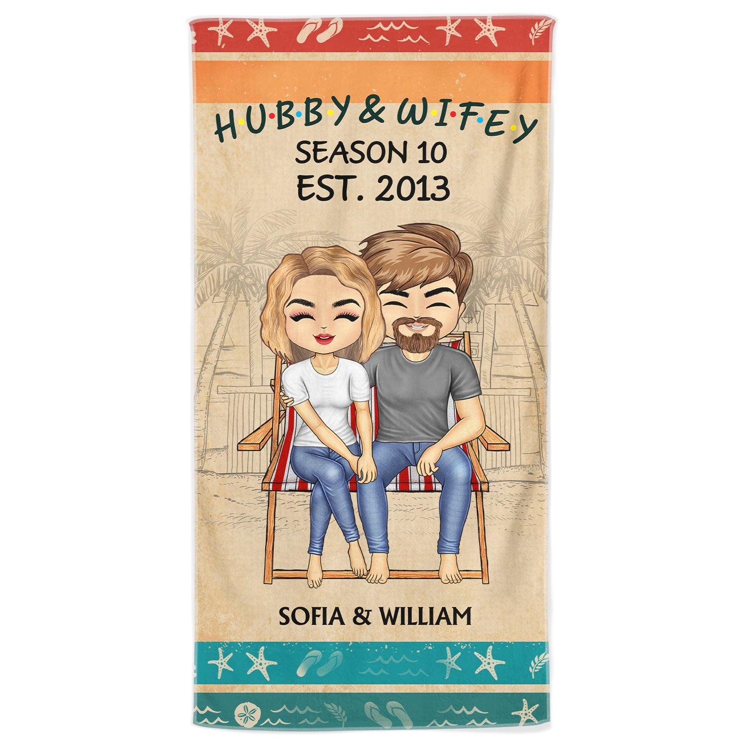 Hubby And Wifey Seasons - Birthday, Anniversary Gift For Spouse, Lover ...