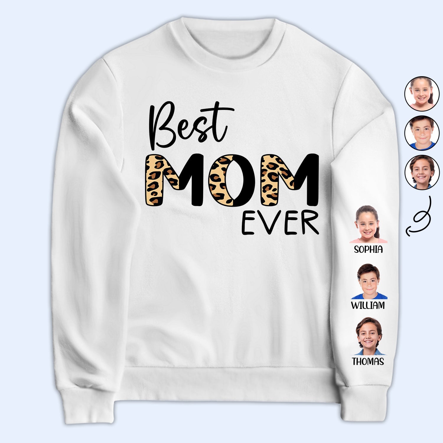 Custom Photo Best Mom Ever - Gift For Mothers And Grandmas - Personali ...