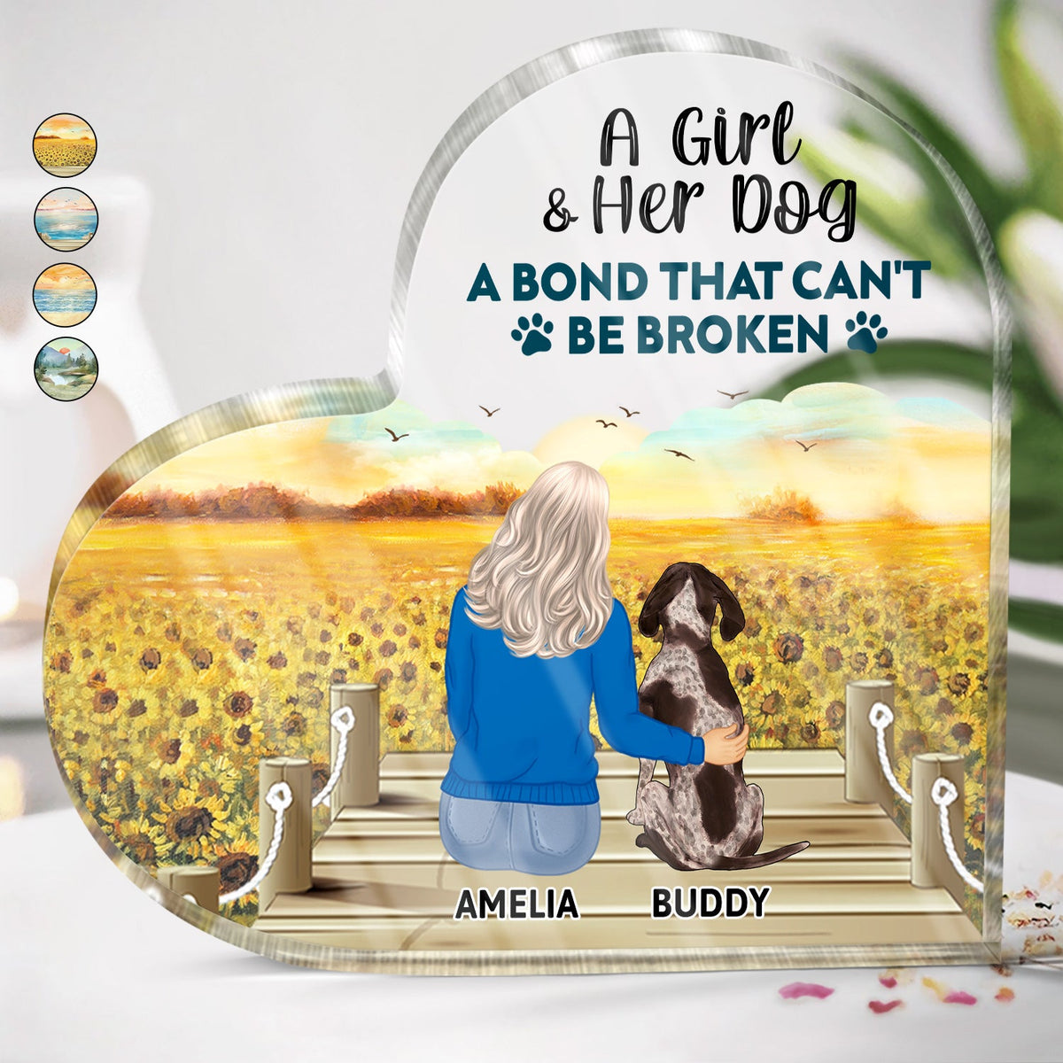 A Bond That Can't Be Broken - Gift For Dog Lovers, Dog Mom, Dog Dad ...