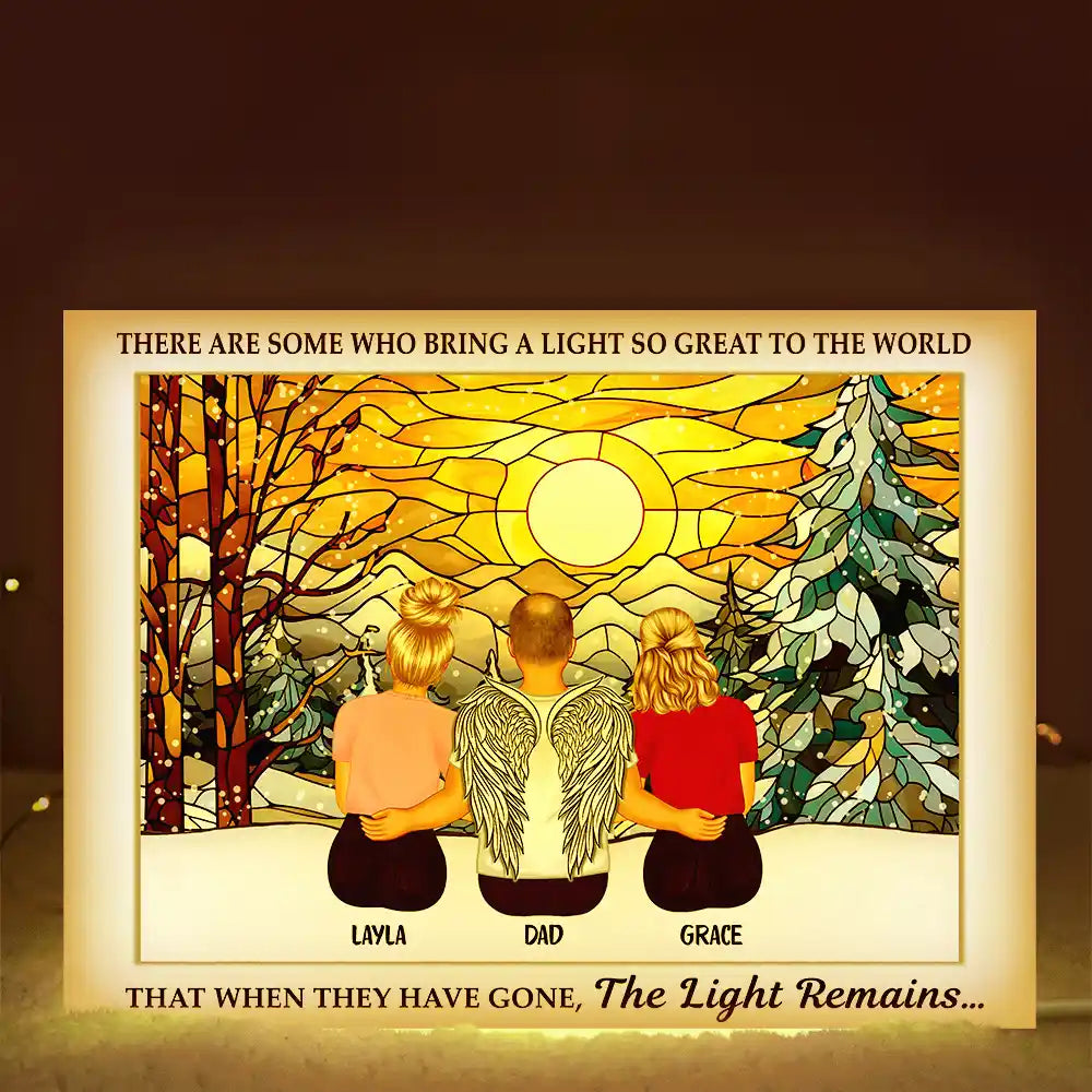 The Light Remains - Personalized Custom Shaped Light Box – Wander Prints