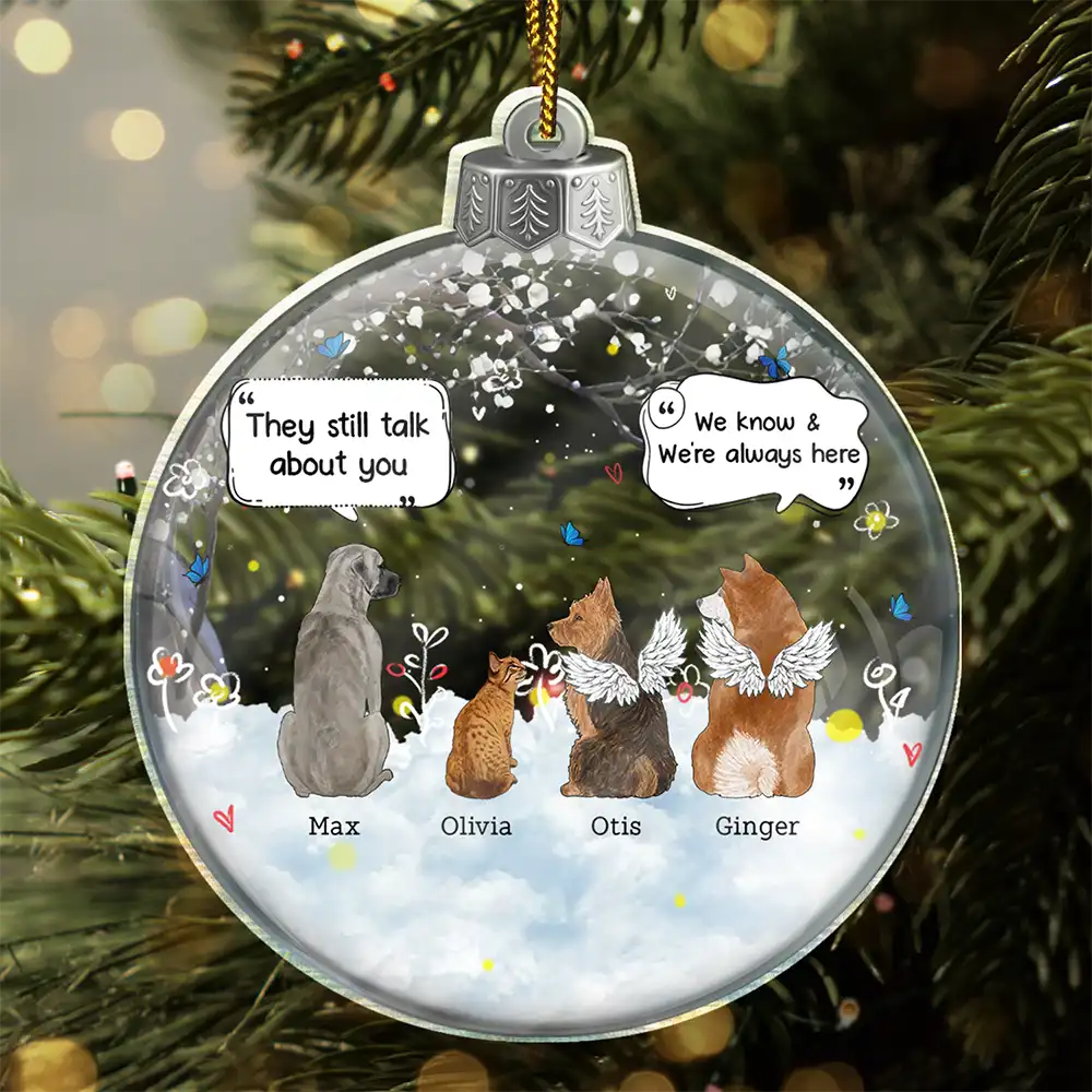 They Still Talk About You - Personalized Custom Shaped Acrylic Ornamen ...