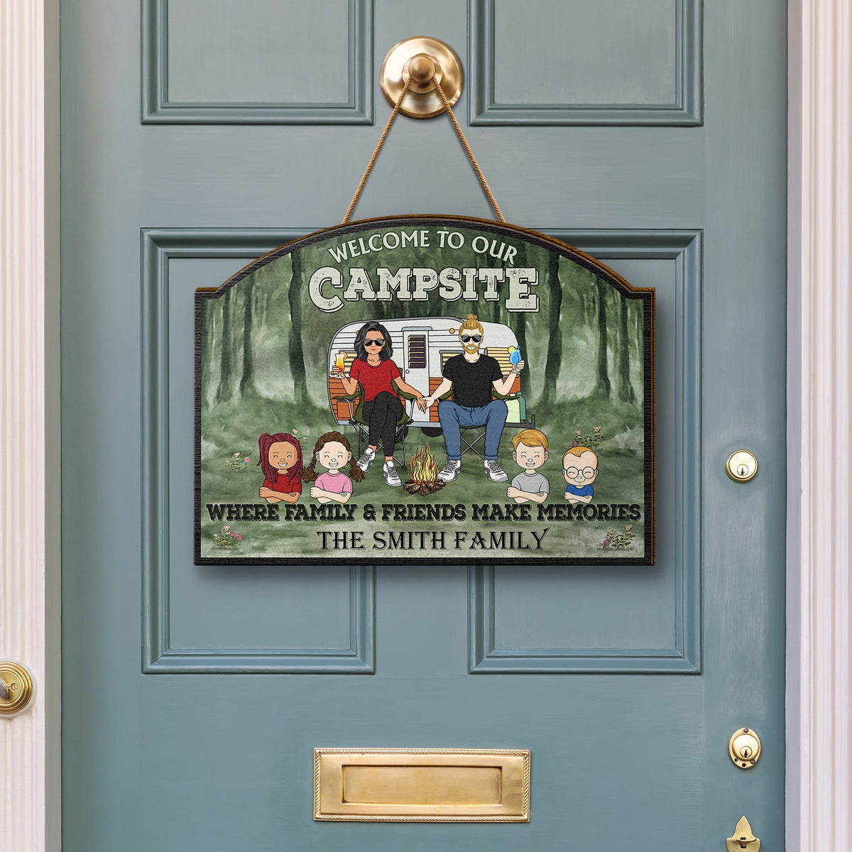Welcome To Our Campsite - Gift For Camping Lovers, Campsite, Camping D ...