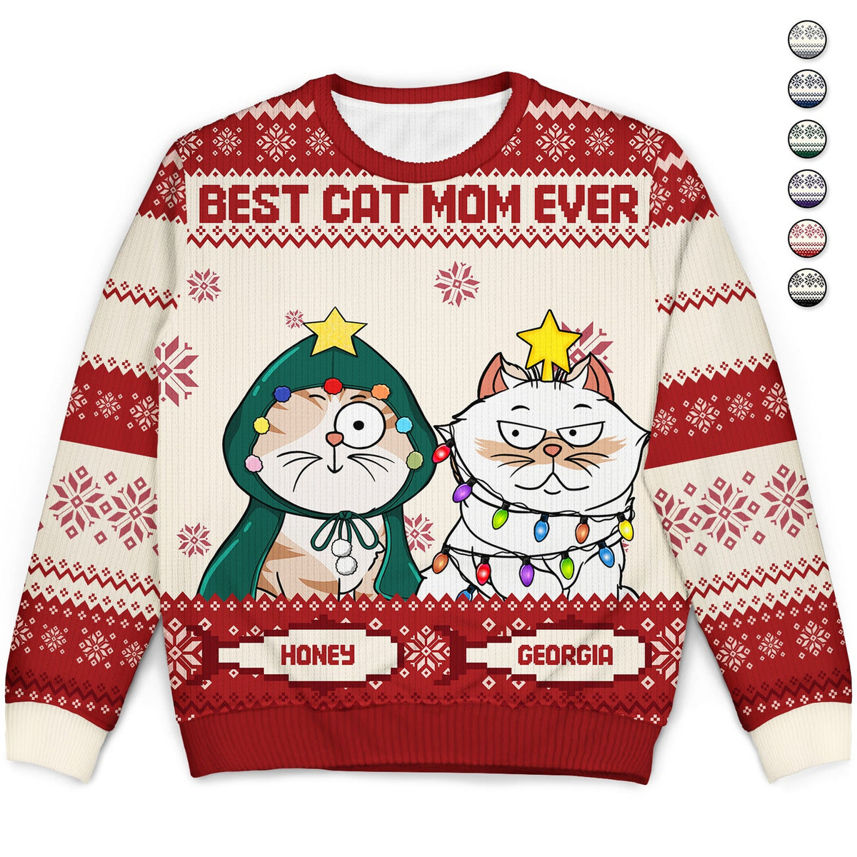 Best Cat Mom Ever - Christmas Gift, Gift For Cat Lovers, Cat Mom, Cat ...