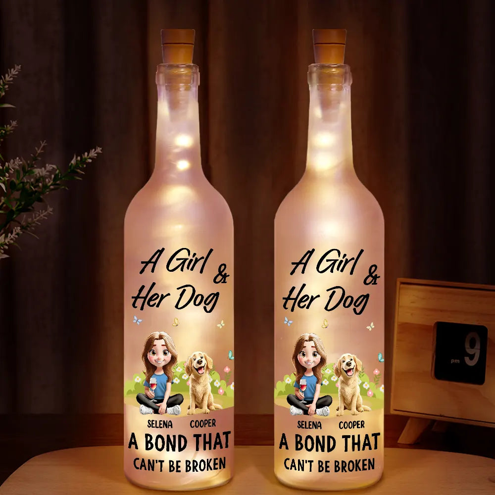 A Girl And Her Dogs A Bond That Can't Be Broken 3D Dog Mom - Personali ...