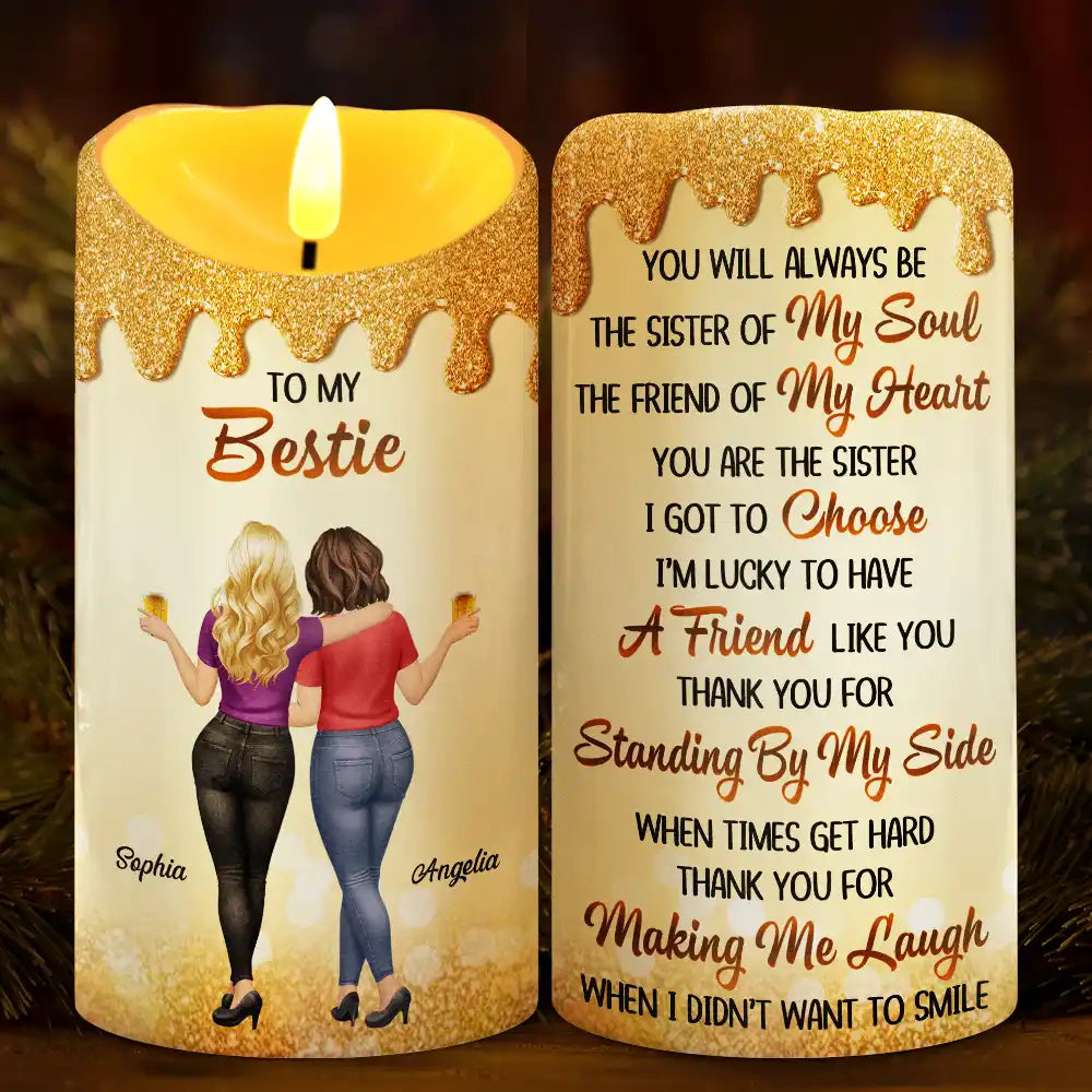 You Are The Sister I Got To Choose 3D Effect - Personalized Flameless ...