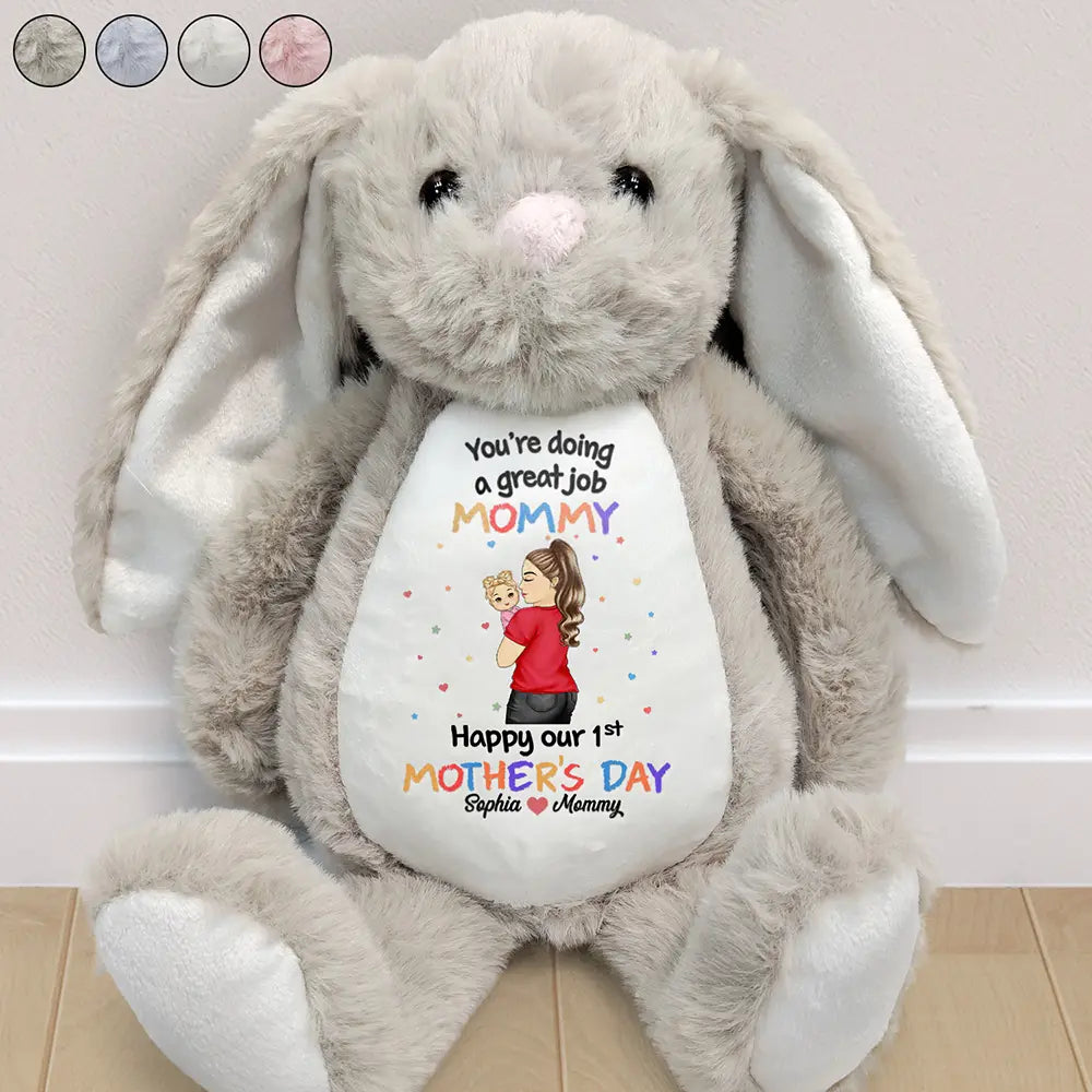 You're Doing A Great Job - Personalized Soft Toy Bunny – Wander Prints
